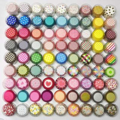 China 45*30mm  Greaseproof Cupcake Liners ( European Raw Paper ) With Heat Tolerance Up To 220°C for sale