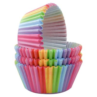 China 78*34mm  Greaseproof Cupcake Liners ( European Raw Paper ) With Heat Tolerance Up To 220°C for sale