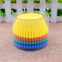 China 100*50*38mm  Greaseproof Cupcake Liners ( European Raw Paper ) With Heat Tolerance Up To 220°C for sale