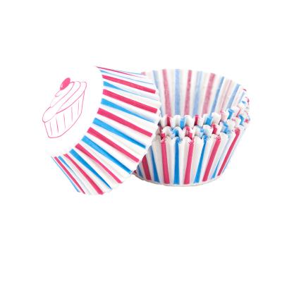 China 81*47*33mm  Greaseproof Cupcake Liners ( European Raw Paper ) With Heat Tolerance Up To 220°C for sale
