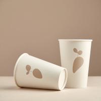 China 260CC Hot Cold Drink Cup White Color PE Coated 50 Pieces / Package for sale
