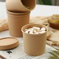 China 22 Oz Cold Drink Cup PE Coated Paper Heat Resistance for sale