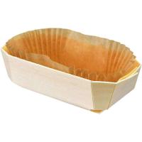 China 47 X 37mm Round Petite Loaf Pan Liners Grease Resistance Petite Loaf Baking Cups for sale