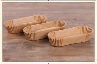 China 78 X 34mm Round Petite Loaf Pan Liners Food Safe 180 Degree Heat Tolerance for sale