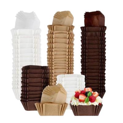 China 90*43mm Round Petite Loaf Cake Liners ( PET Coated ) for sale