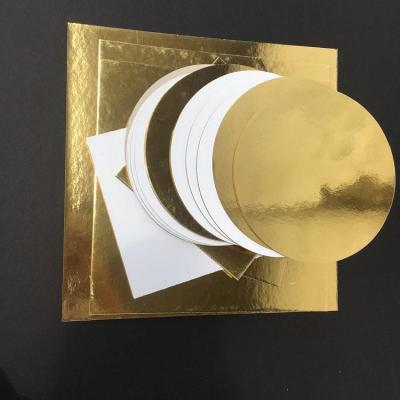 China 200mm Round Cake Display Board 700gsm White Cardboard Water Resistant for sale