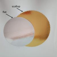 China 430mm Round Cake Display Board Water Resistant 80gsm White Cardboard for sale