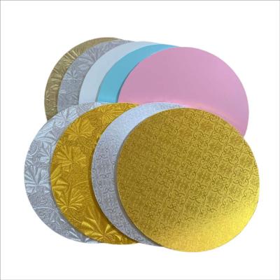 China Round Cake Display Board 50pcs/Pkg 20pkg/Ctn 1000gsm White Cardboard for sale