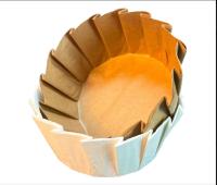 China 75x30mm Professional Minimalist Basque Cake Paper Holder Heat Resistant for sale