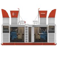 China Soundproof 1MW Gas Generator Set with 250-1000kW Power Range and 31-36% Efficiency for sale