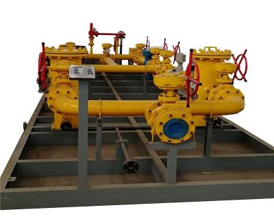 China Natural Gas Pressure Regulating and Metering Station with 0.1-10MPa Inlet Pressure and -20℃ to +60℃ Operating Range for sale