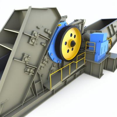 China Jaw Crusher Machine for Heavy-Duty Crushing of Stones And Ores Feed Size 0-950mm 2035*1921*2000mm for sale