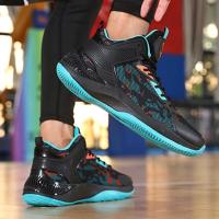 China black Canvas Leather Beita High Upper Basketball Shoes Anti Slip for sale