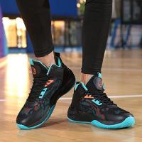 China black Canvas Leather Beita High Upper Basketball Shoes Anti Slip for sale