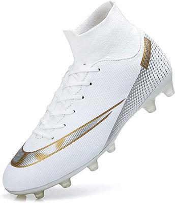 China YEFDG High Tops Soccer Cleats Football Spike Shoes Anti Slip Wear Resist for sale