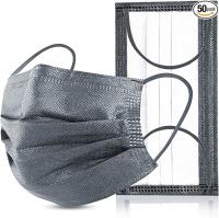 China Grey Pleat Anti Dust Disposable 4 Ply Safety Masks 14g for sale