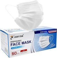 China White Disposable 3ply Disposable Face Masks ASTM Level 2 13g for sale