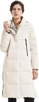 China 90% White Duck Down Hooded Puffer Thickened Down Jacket With 2 Pocket for sale
