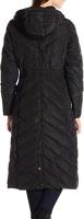 China Winter Cole Haan Signature Coat Long Taffeta Jacket With Wavy Quilted for sale