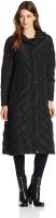 China Winter Cole Haan Signature Coat Long Taffeta Jacket With Wavy Quilted for sale