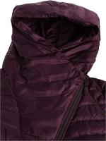 China 100% Polyester Oxblood Red Full Zip Hoodie Lightweight Hooded Jacket for sale