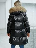 China GZDMFS Womens Long Puffer Coat Zipper Parka Down Jacket for sale