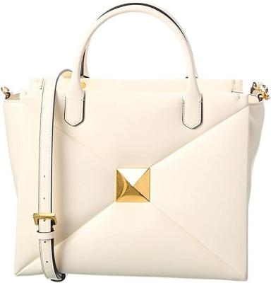 China Beige Cheap Valentino One Stud Luxury Brand Handbags Zipper Closure for sale