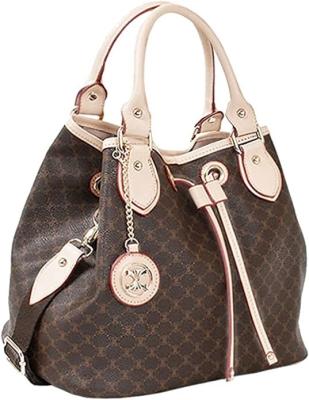 China Leather Accents Twist Lock Luxury Brand Handbags For Neverfull GM MM for sale
