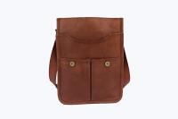 China Craft Cm Leather Unisex PostmanCrossbody Shoulder Real Leather Handbags OEM for sale