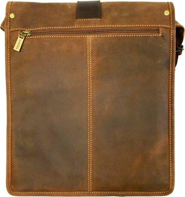 China Visconti 16159 Zoltan Medium Size Messenger Real Leather Handbags 3/4 Flap Over for sale