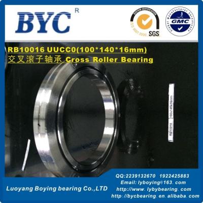 China RB10016 Crossed Roller Bearings (100x140x16mm) CNC machine tool bearings THK type  P2P4 for sale