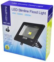China Slimline Epistar COB High Power Led Flood Light Outdoor Security Lighting 30 Watt for sale