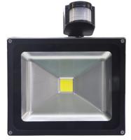 China 10w 20w 30w PIR High Power Led Flood Lights Waterproof Black Or Grey Casing for sale