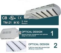 China 1-10V dimming DALI 100 Watts Led roadway lighting 50000 Hours Lifetime for sale