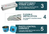 China Photocell sensor control High power 250W LED Street Lighting UL CUL SAA TUV for sale
