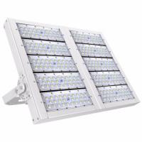 China White Housing LED Stadium Flood Light With 25 / 60 / 90 Degree Beam Angle for sale