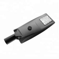 China Pure White 6500k 30W IP66 Intelligent Solar LED Street Light 5000 Lumen For Sidewalk Roadway for sale