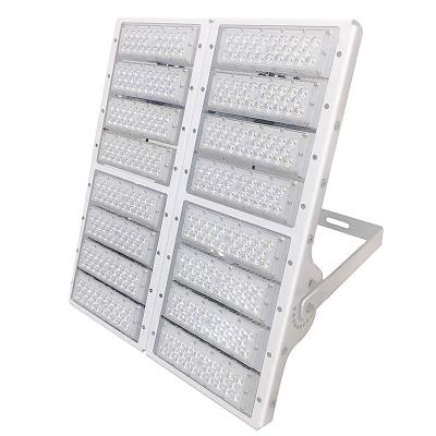 China White Housing LED Stadium Flood Light With 25 / 60 / 90 Degree Beam Angle for sale