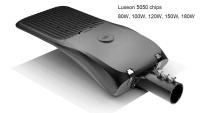 China Black Housing 100w LED Street Light 0.98 PF IP65 Rating Waterproof 16000lm for sale