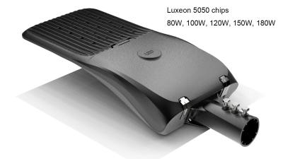 China Black Housing 100w LED Street Light 0.98 PF IP65 Rating Waterproof 16000lm for sale