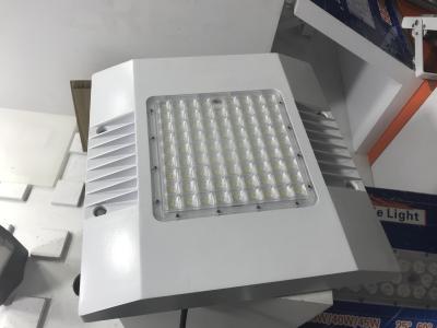 China White Lamp LED Canopy Lights 165lm/W 100w 150w IP66 IK10 85 Degree Optical Lens for sale