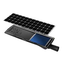 China Lithium Battery MPPT Intelligent 50w 8000lm All in One Solar LED Street Light IP65 Waterproof for sale