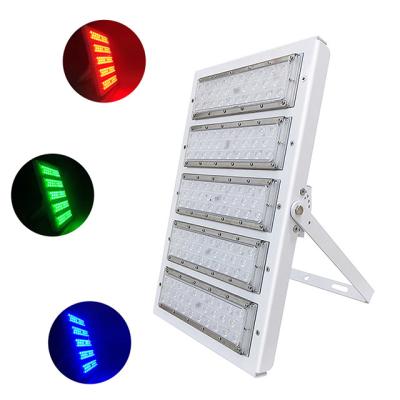 China CE Rohs Certification Meanwell Driver IP66 Aluminum DMX RGB LED Flood Lights For Outdoor Building Walls Color Decoration for sale