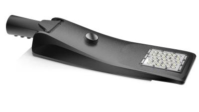 China 30W Lumileds 5050 Solar LED Street Light All In One 18650 battery for sale