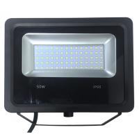 China Die-casing aluminum 50W PIR LED Flood Light with detection range 120 degree for sale