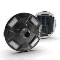China Aluminium solar post light with motion sensor, 10w 20w 30w solar garden light with waterproof IP66 for sale