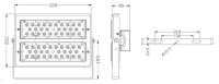 China Outdoor LED Flood Light Fixtures LED flood light 100W with IP66 Waterpfoor rating. for sale