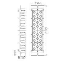 China 180Lm/W LED Flood Light LED Module 50W Luxeon Chips Meanwell Driver IP66 for sale