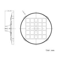 China LED Solar Garden Light 170 lm/w 20-30w for garden park nice design high intensity monocrystalline solar panel for sale