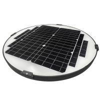 China LED Solar Garden Light 170 lm/w 20-30w for garden park nice design high intensity monocrystalline solar panel for sale